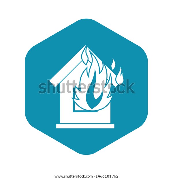 Preventing Fire Icon Simple Illustration Preventing Stock Vector ...