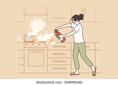 418 Unsafe cooking Images, Stock Photos & Vectors | Shutterstock
