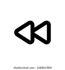 Previous Icon Outline Style Stock Vector (Royalty Free) 2183017859 ...