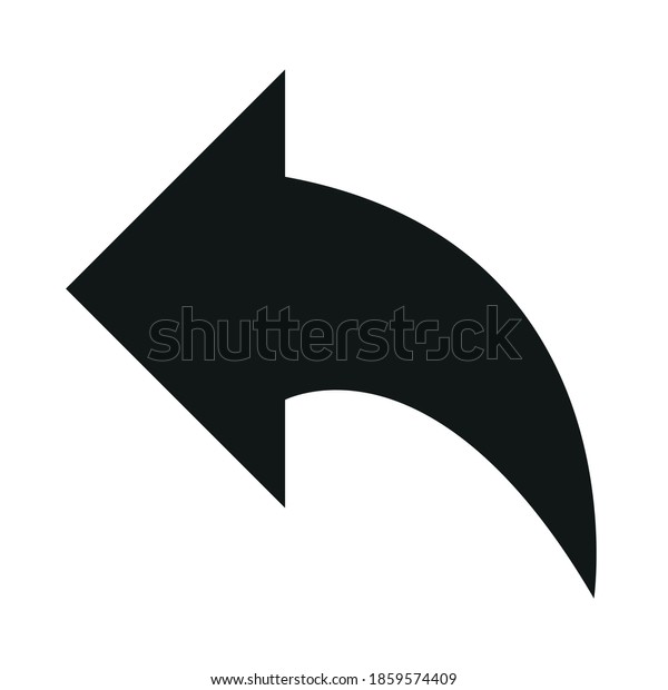 Previous Icons Vector Illustration Black White Stock Vector (Royalty ...