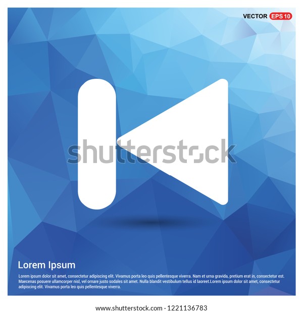 Previous Media Player Icon Free Vector Stock Vector (Royalty Free ...
