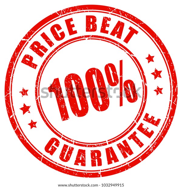 Price Beat 100 Guarantee Vector Stamp Stock Vector (Royalty Free ...