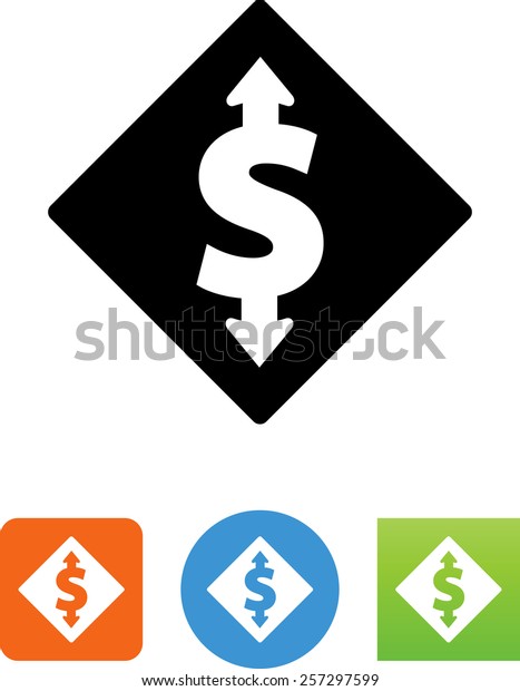 Price Change Icon Stock Vector (Royalty Free) 257297599