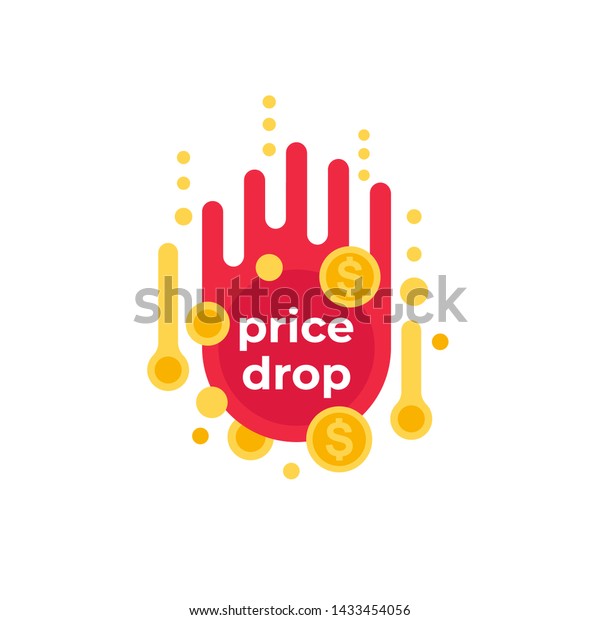 Price Drop Vector Banner Design Stock Vector (Royalty Free) 1433454056 ...