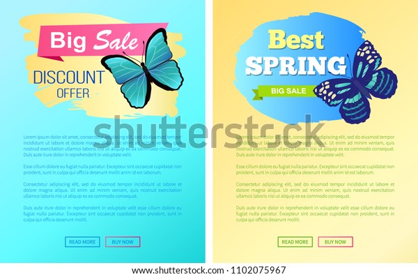 Price Reduction Spring Discount Labels Web Stock Vector (Royalty Free ...