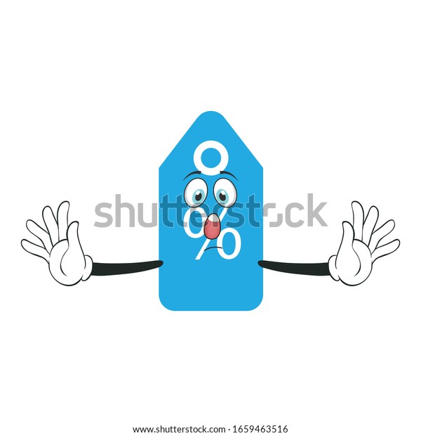 diseño de caricaturas de precio con: vector de stock (libre de regalías ...