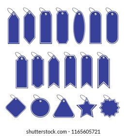 Price Tag Label Different Shape Collections Stock Vector (Royalty Free ...