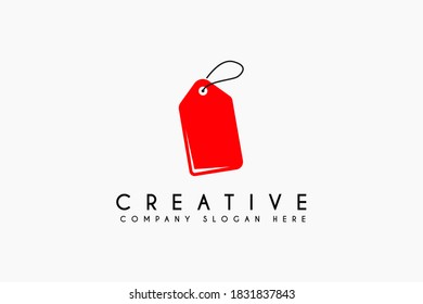 Price Tag Logo Design Vector Illustration Stock Vector (Royalty Free ...