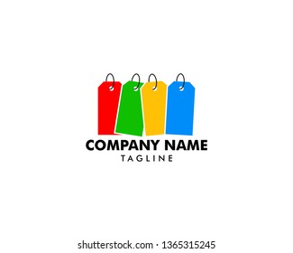 Price Tag Logo Template Vector Stock Vector (Royalty Free) 1365315245