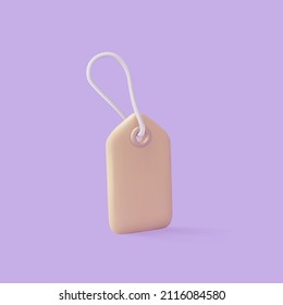 Price Tag Realistic 3d Vector Illustration Stock Vector (Royalty Free ...