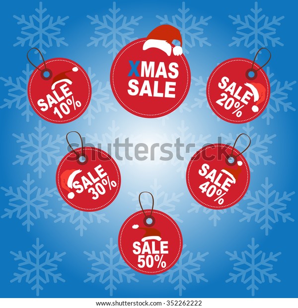 Price Tags Design Set Boxing Day Stock Vector (Royalty Free) 352262222