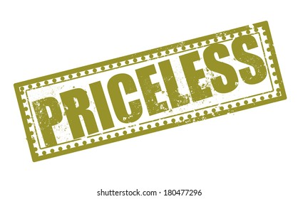 Priceless Grunge Stamp On Vector Illustration Stock Vector (Royalty ...