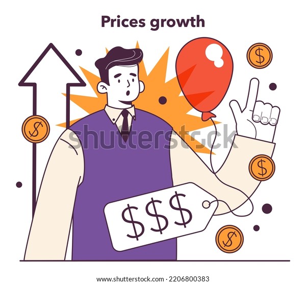 Prices Growth Recession Indicator Significant Widespread Stock Vector ... Prices Growth Recession Indicator Significant Widespread Stock Vector ...