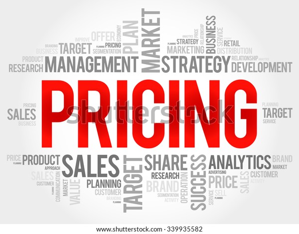 Pricing Word Cloud Business Concept Stock Vector (Royalty Free ...