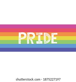 Pride Vector Illustration Colorful Vector Slogan Stock Vector (Royalty ...