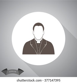 Priest Father Icon Stock Vector (Royalty Free) 377147395 | Shutterstock