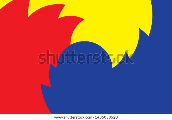 Primary Colors Background Blue Red Yellow Stock Vector (Royalty Free ...