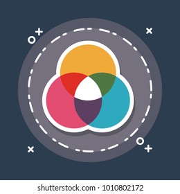 Primary Colors Color Mix Chart Stock Vector (Royalty Free) 1010802172 ...