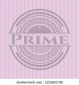 Prime Badge Pink Background Stock Vector (Royalty Free) 1231841740 ...