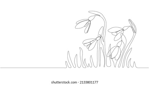 Single Line Drawingconeflowers Vector Illustration Doodle: เวกเตอร์ ...
