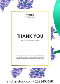 Prince Feather Flower Card Vector Illustration Stock Vector (Royalty ...