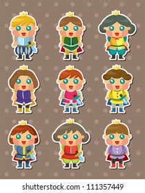 Prince Stickers Stock Vector (Royalty Free) 111357449 | Shutterstock