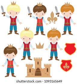 Prince Vector Cartoon Illustration Stock Vector (Royalty Free ...