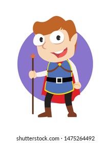 Prince Vector Illustration Design Isolated White: เวกเตอร์สต็อก (ปลอด ...