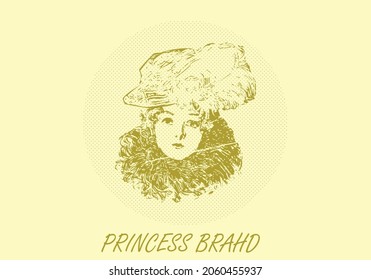 Princess Brand Logo Background Stock Vector (Royalty Free) 2060455937 ...