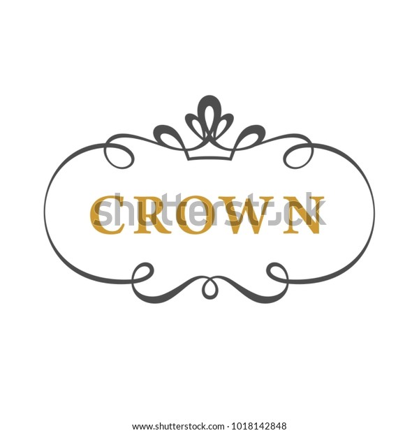 Princess Crown Logo Design Stock Vector (Royalty Free) 1018142848 ...