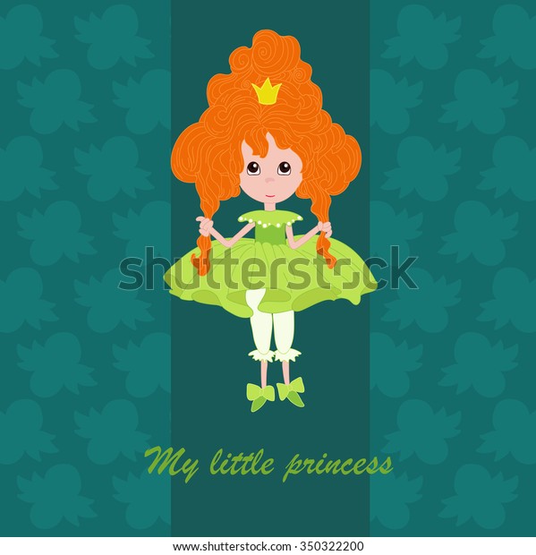 Princess Red Hair Stock Vector (Royalty Free) 350322200 | Shutterstock