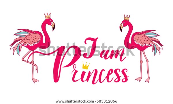 Princess Typography Vector Graphic Print T stockvector (rechtenvrij ...