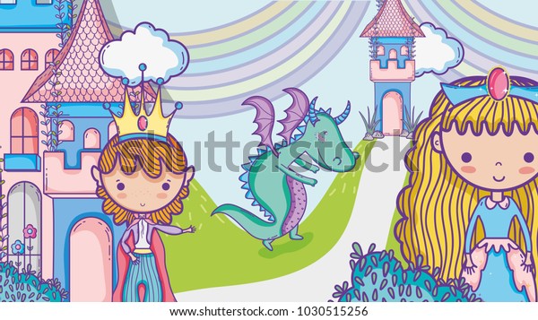 Princesses Magic World Cartoon Man Sunglasses Stock Vector (Royalty ...
