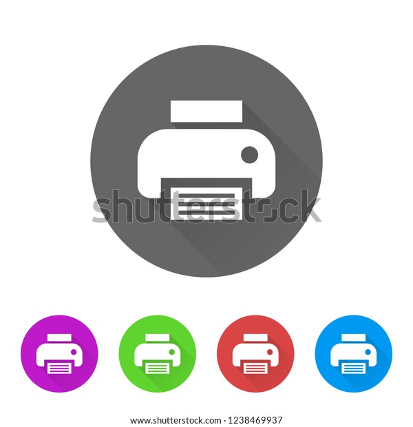 Print App Icon Stock Vector (Royalty Free) 1238469937 | Shutterstock