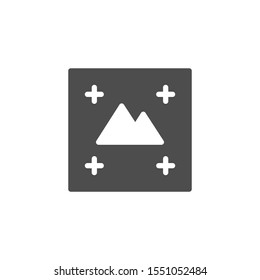 Print Concept Glyph Icon Polygraphy Symbol Stock Vector (Royalty Free ...