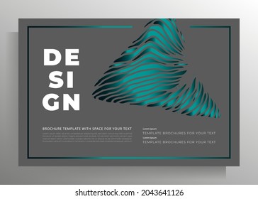 Print Cover Design Template Vector Illustration Stock Vector (Royalty ...