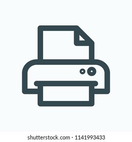 Print Vector Icon Stock Vector (Royalty Free) 1111022384 | Shutterstock