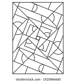 Printable Coloring Page Woven Colors Pattern Stock Vector (Royalty Free ...