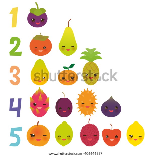 Printable Flash Card Numbers Preschool Kindergarten Stock Vector ...