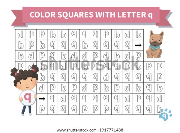 Printable Game Worksheet Kids Exercise About Stock Vector (Royalty Free ...