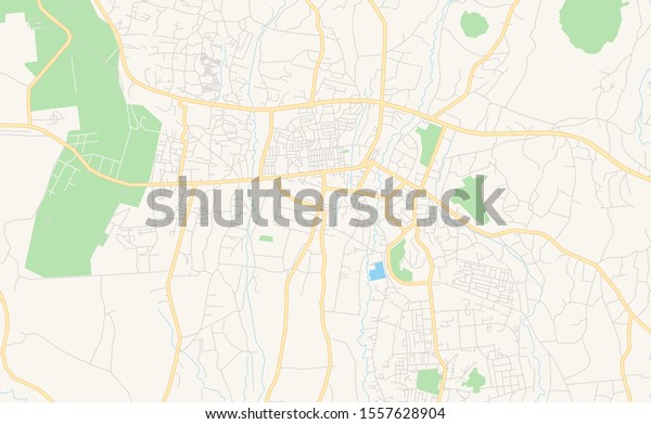 Printable Street Map Arusha Tanzania Map Stock Vector (Royalty Free ...