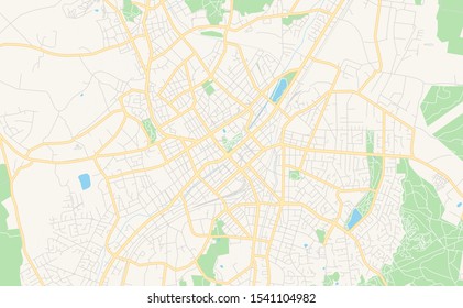 Printable Street Map Bendigo Australia Map 스톡 벡터(로열티 프리) 1541104982 ...