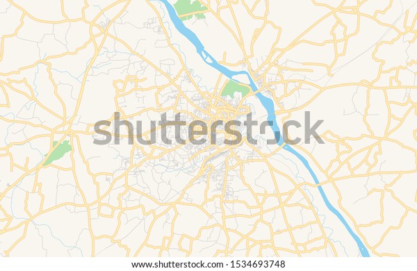 Printable Street Map Erode State Tamil: เวกเตอร์สต็อก (ปลอดค่าลิขสิทธิ์ ...