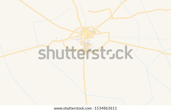 Printable Street Map Mirpur Khas Province Stock Vector (Royalty Free ...