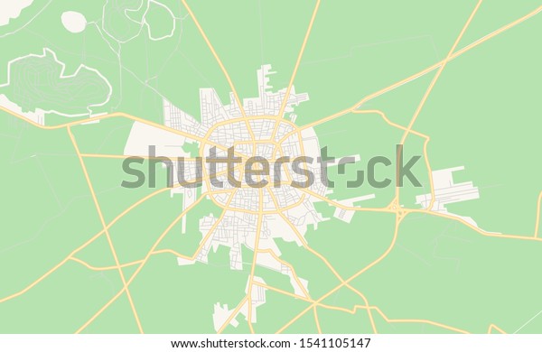 Printable Street Map Salamiyah Syria Map: เวกเตอร์สต็อก (ปลอดค่า ...