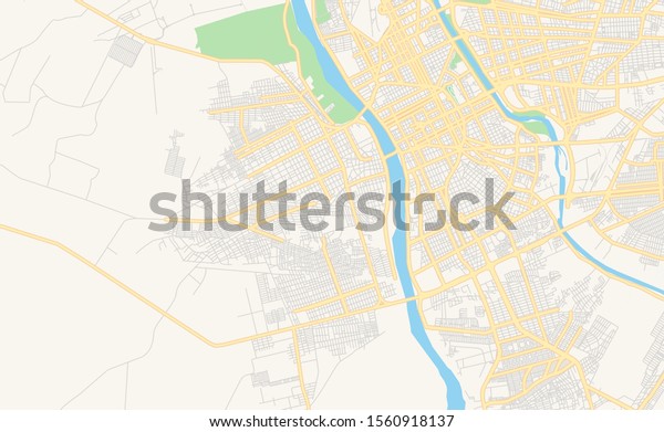 Printable Street Map Timon Brazil Map : image vectorielle de stock ...