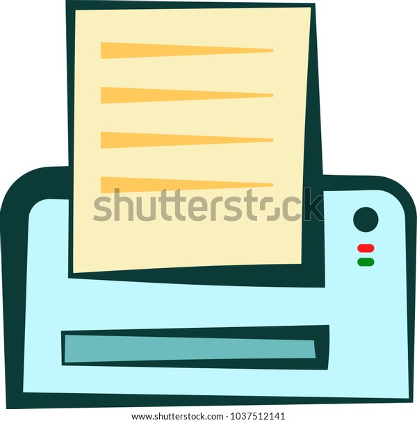 Printer Icon Ink Jet Laser Printer: vector de stock (libre de regalías ...