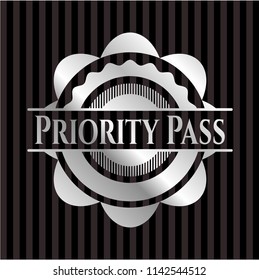 Priority Pass Silver Shiny Badge Stock Vector (Royalty Free) 1142544512 ...
