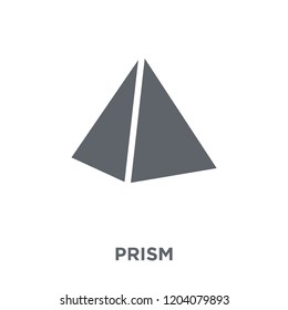 Prism Icon Prism Design Concept Geometry Stock Vector (Royalty Free ...