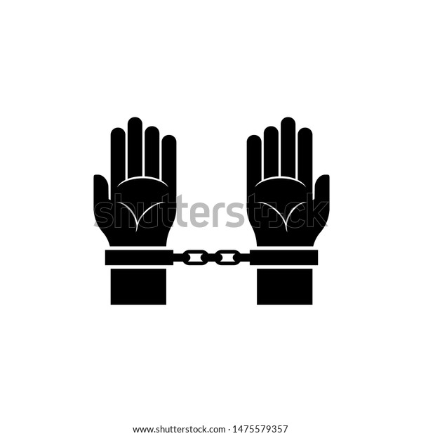 Prisoner Icon Convict Illustration Simple Vector Stock Vector (Royalty ...